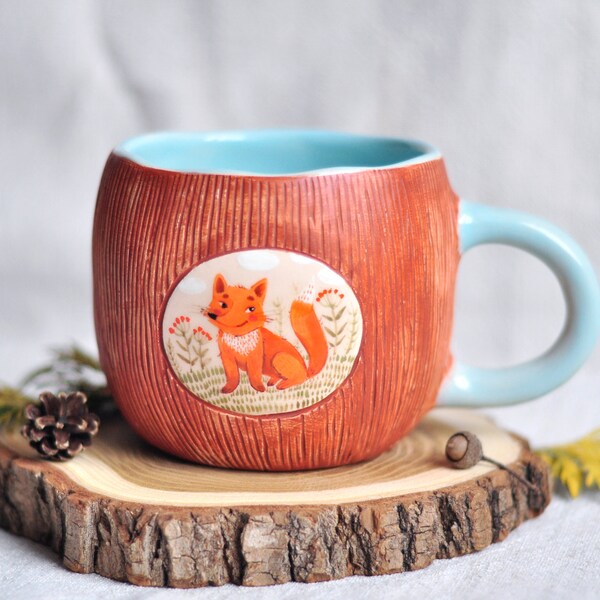 Fox Tea Cup - Etsy