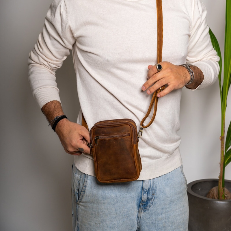 Small Handbags for Men - Etsy