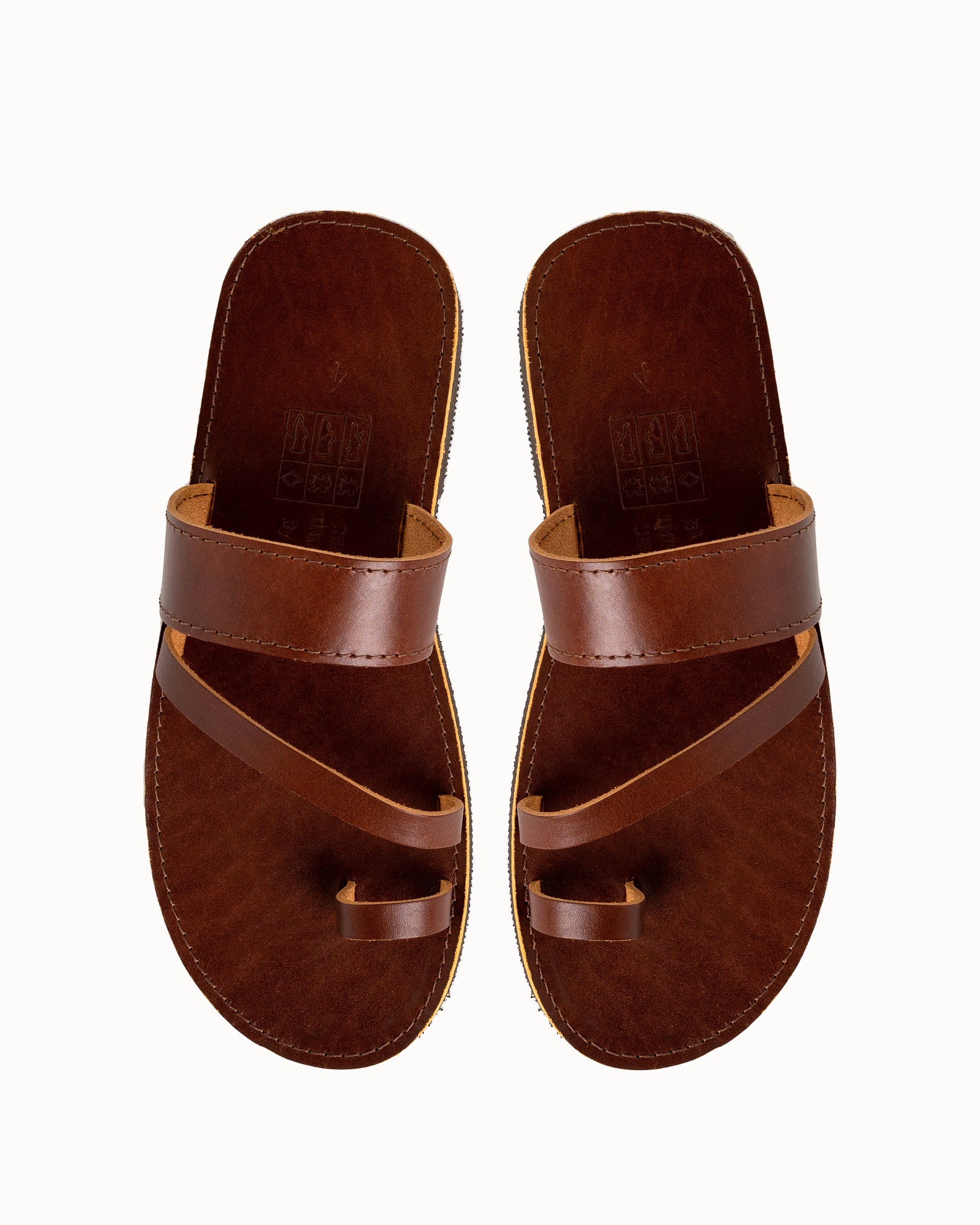 Leather Sandals Men Leather Greek Sandals Minimalist Sandals Barefoot Toe Ring Sandals