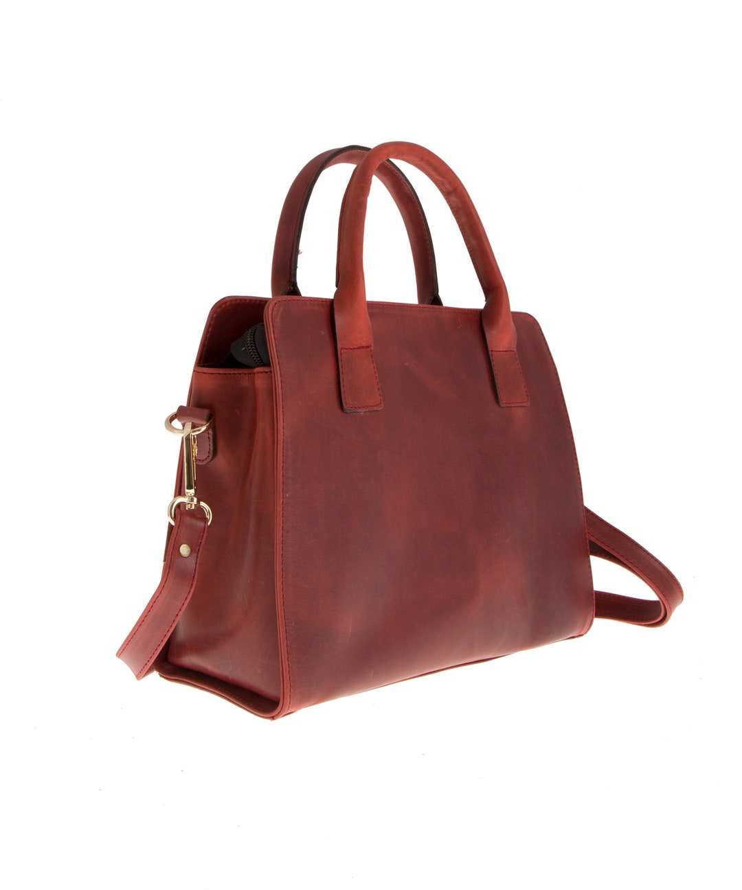 Minimalist Leather Handbag for Women, Leather Cross Body Bag, Women's ...