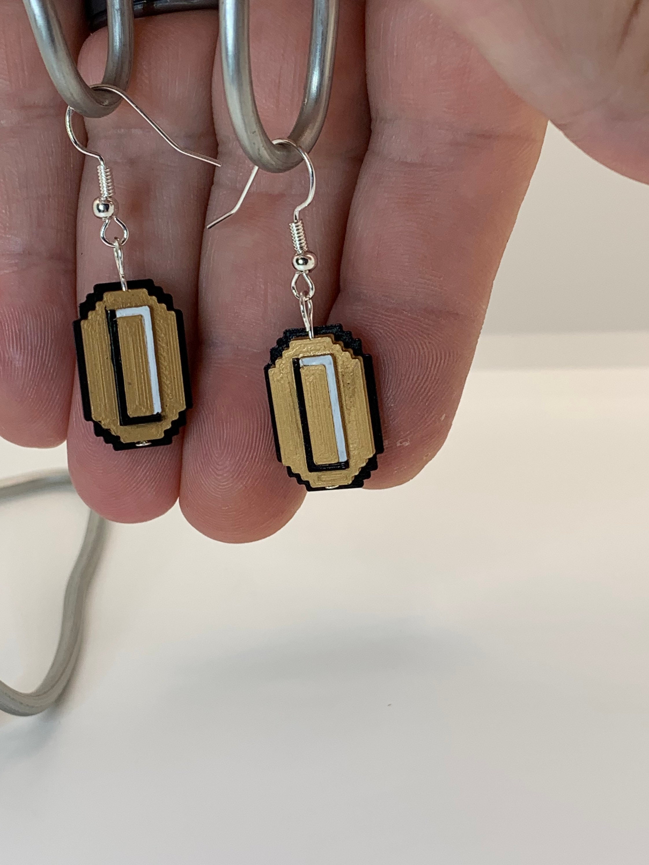 Super Mario Bros Themed 8-bit Coin Earrings - Etsy