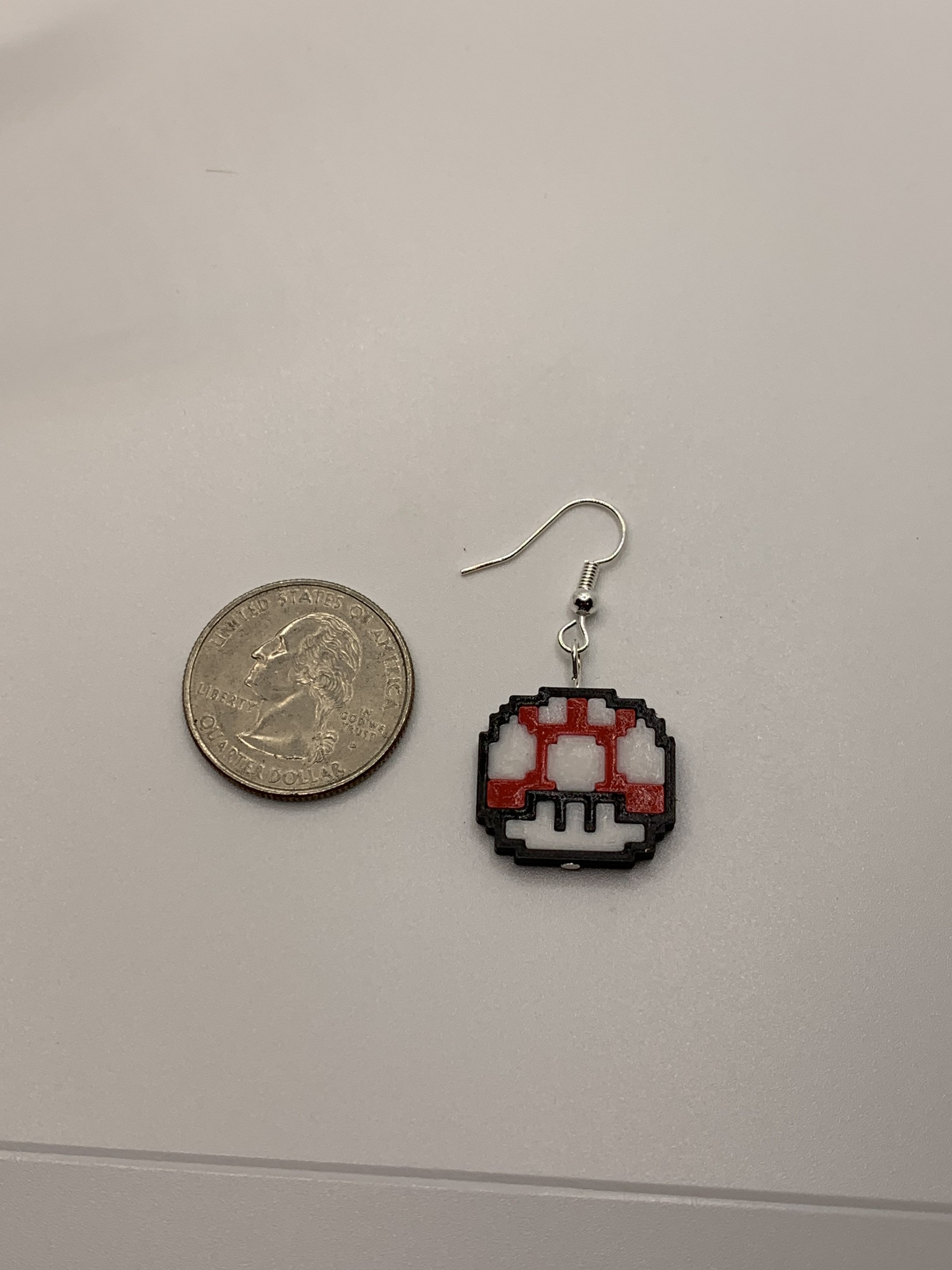 Super Mario Bros Themed 8-bit Mushroom - Etsy