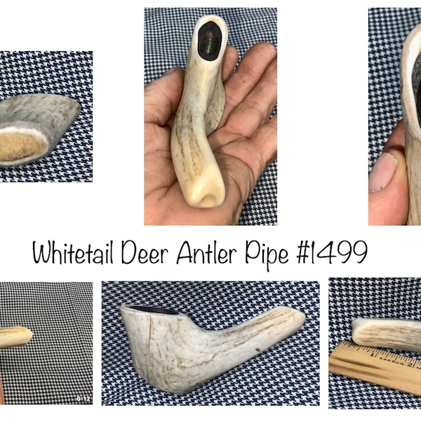 Deer Antler Pipe - Etsy