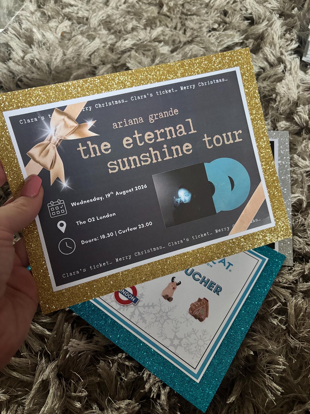 Personalised Event Ticket Voucher | Custom Gift Ticket | Trip ...