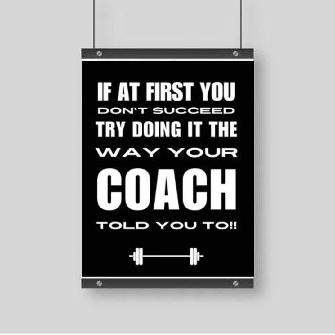 Crossfit Box Poster Brighten up Your Box and Remind Members to Listen ...