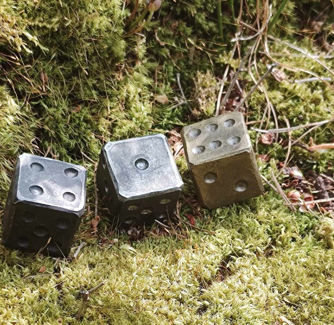 Hand-forged Dice - Etsy