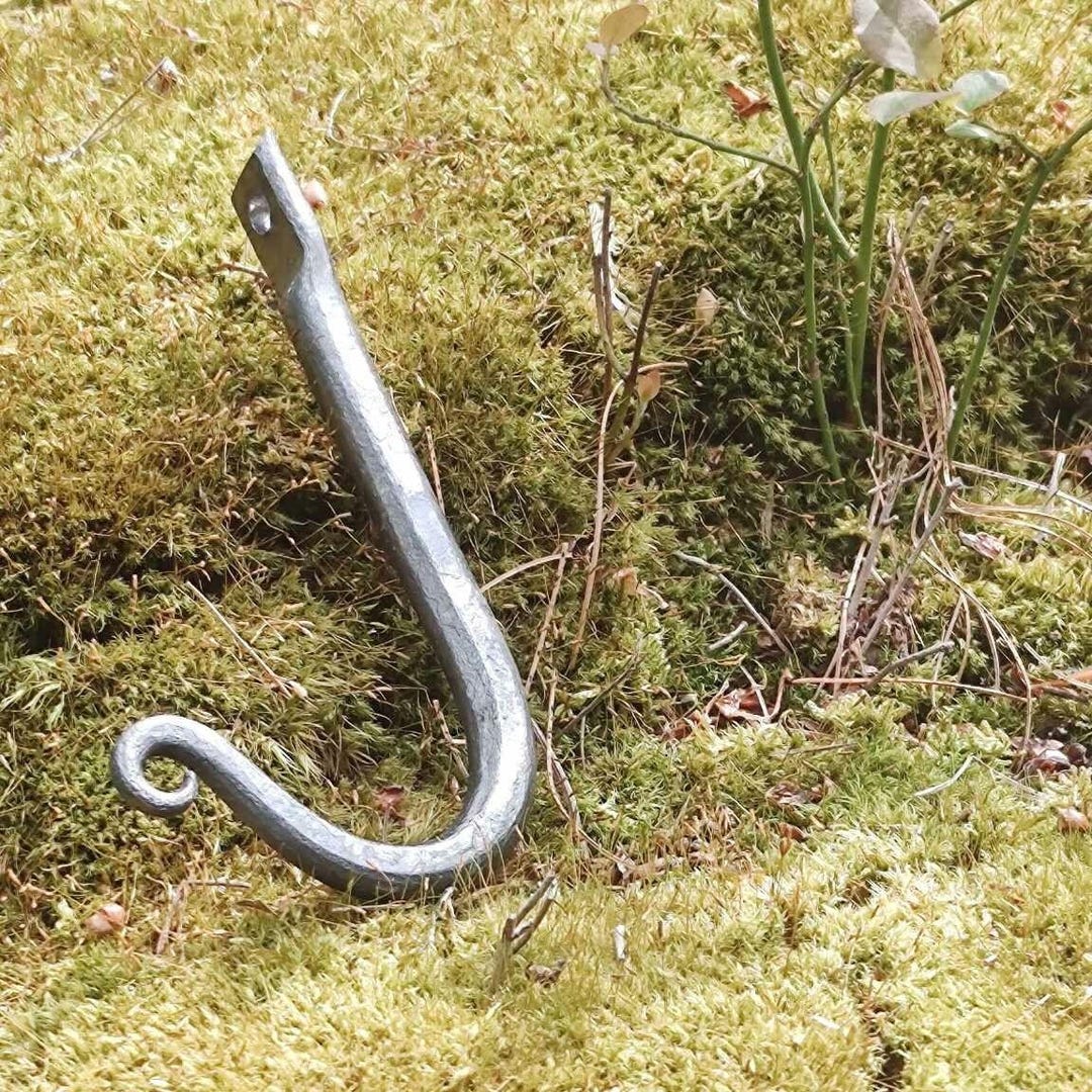 Hand-forged Colonial Style J-hook - Etsy