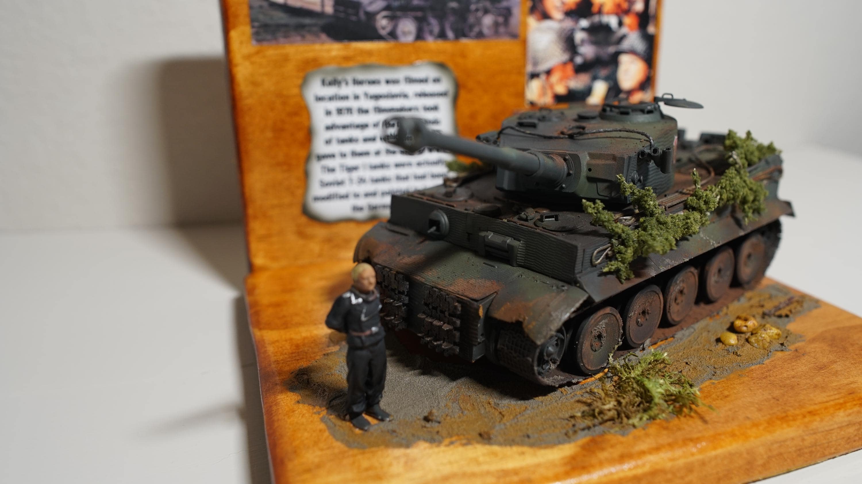 Pro Built 1/35 Scale German Tiger Tank Model Display From the Movie ...