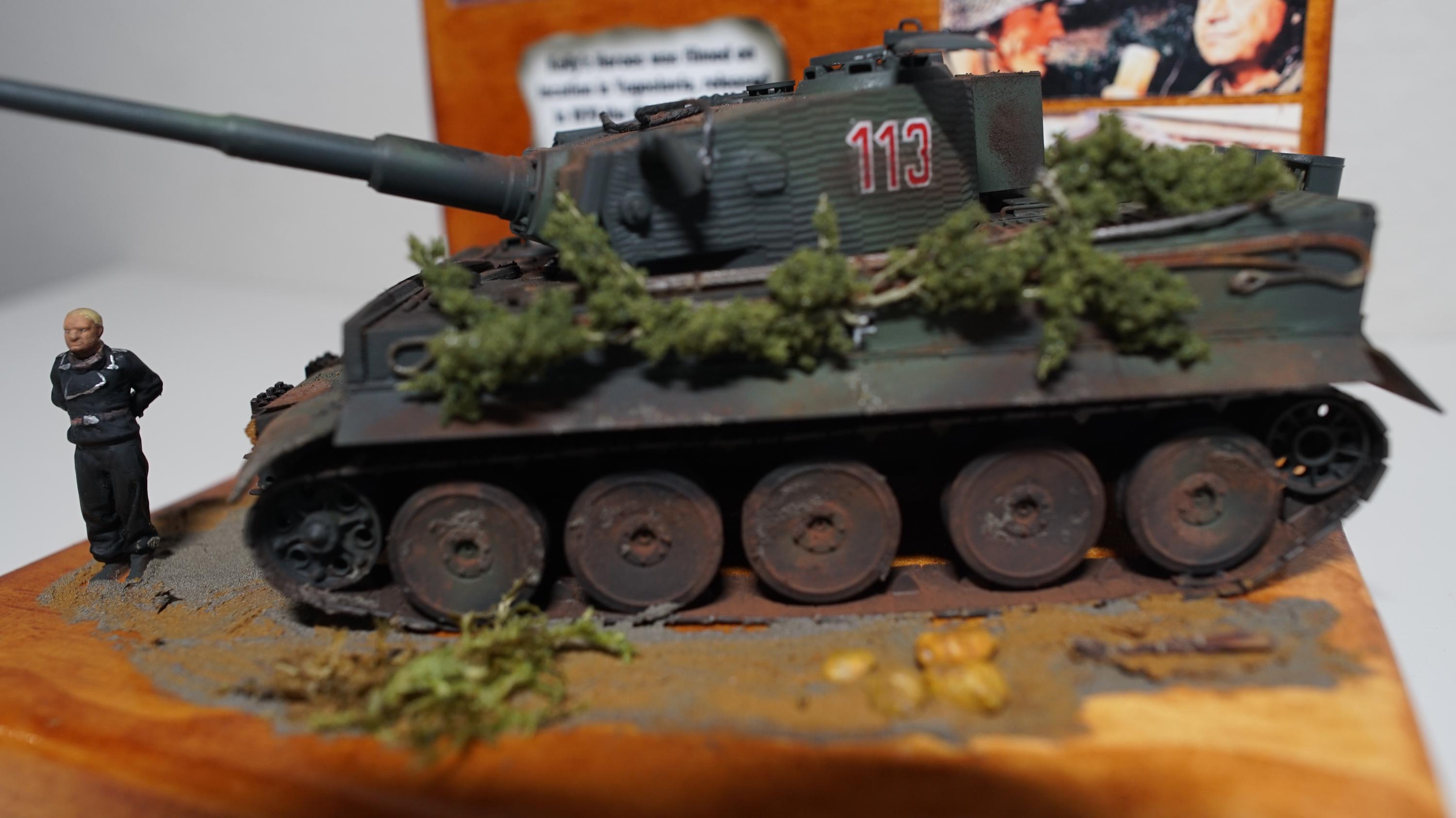 Pro Built 1/35 Scale German Tiger Tank Model Display From the Movie ...