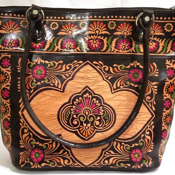 Hand Painted Purse - Etsy