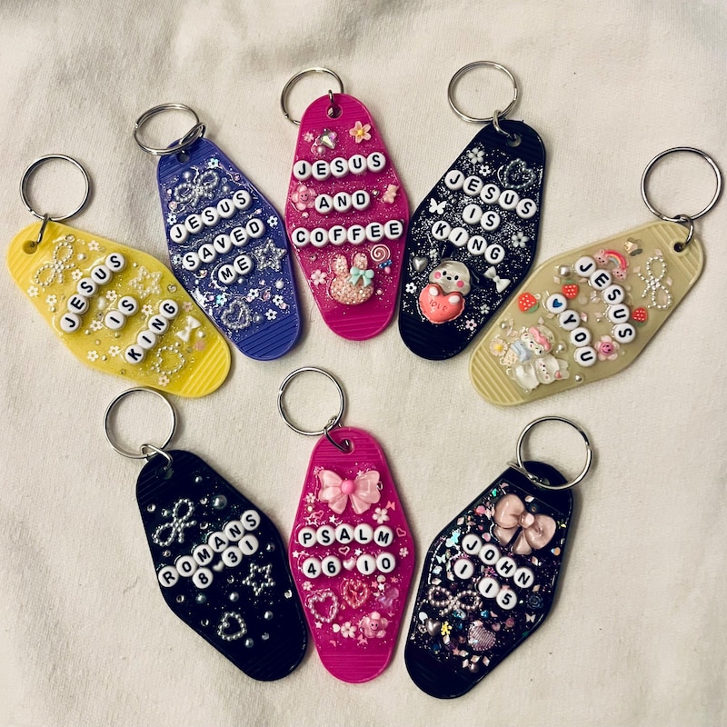 Acrylic Junk Key Chains - Etsy
