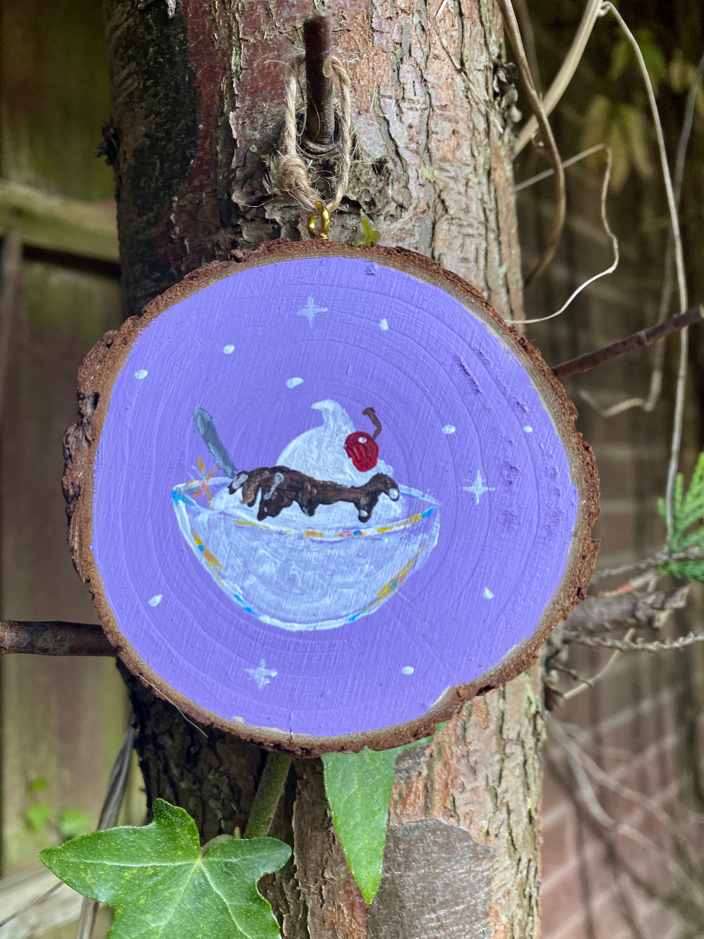 Wood Slice Decorations Various Designs - Etsy