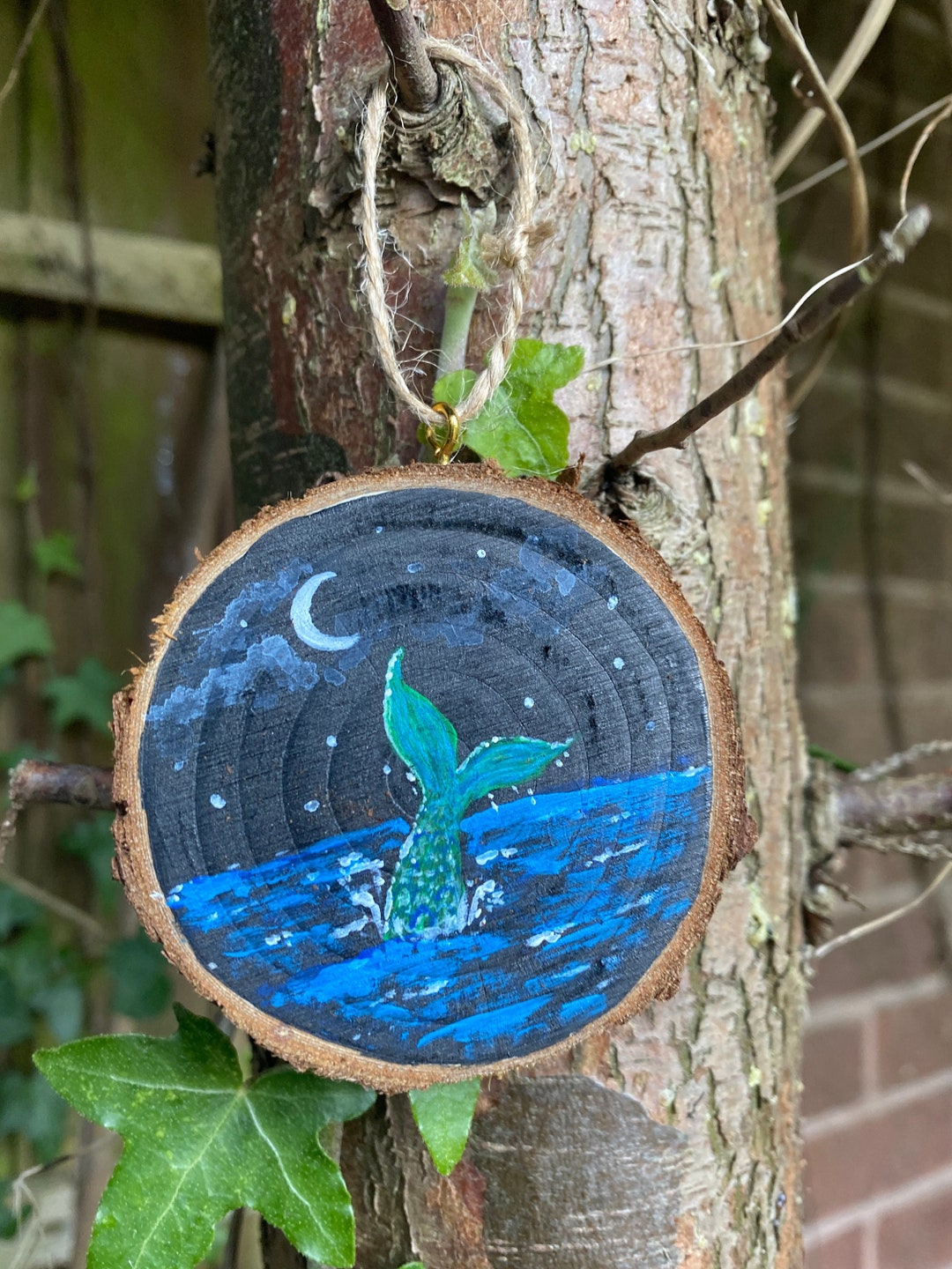 Wood Slice Decorations Various Designs - Etsy