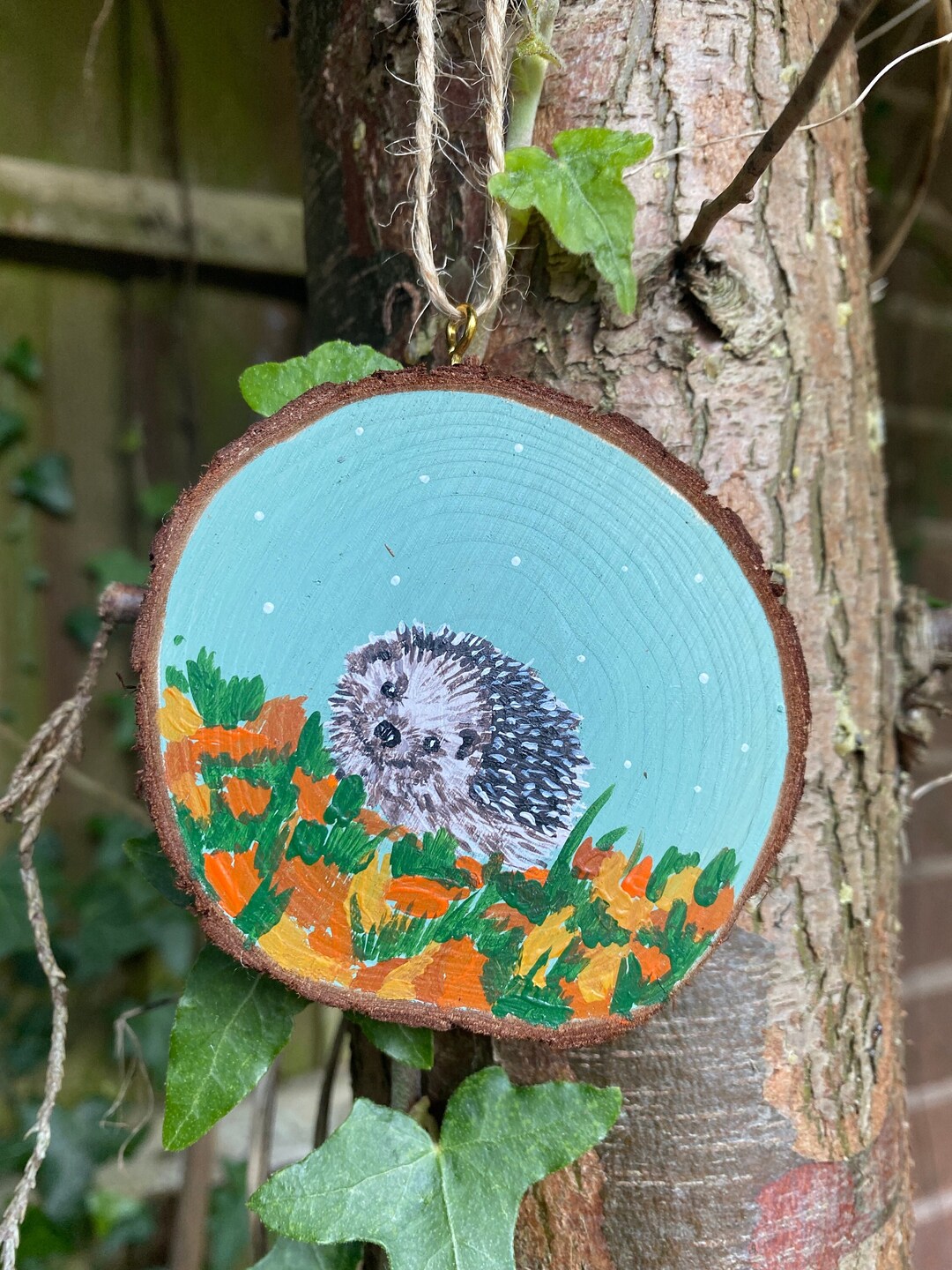 Animal Themed Wood Slice Decorations - Etsy