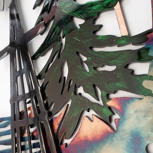 Windmill Saw Blade W/ Whitetail Buck Home Decor Metal Wall Art - Etsy