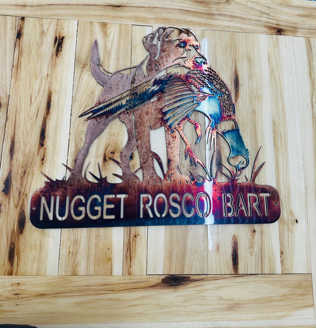 Yellow Lab Home Decor Metal Wall Art - Etsy