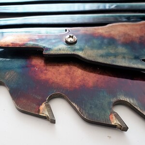 Windmill Saw Blade W/ Whitetail Buck Home Decor Metal Wall Art - Etsy