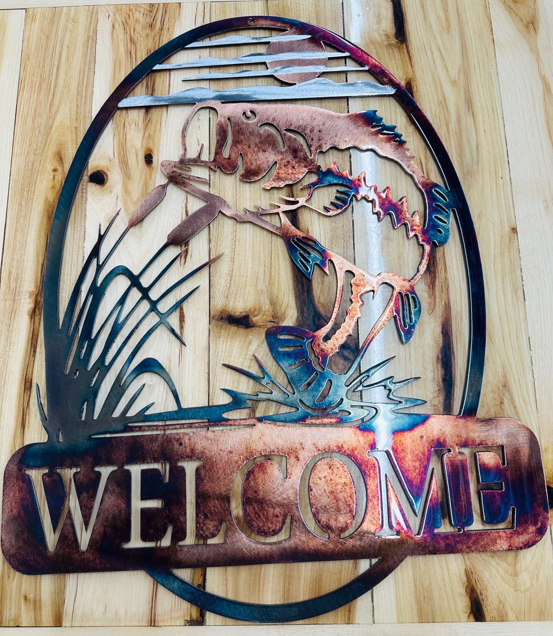 Custom Name Bass Oval - Etsy