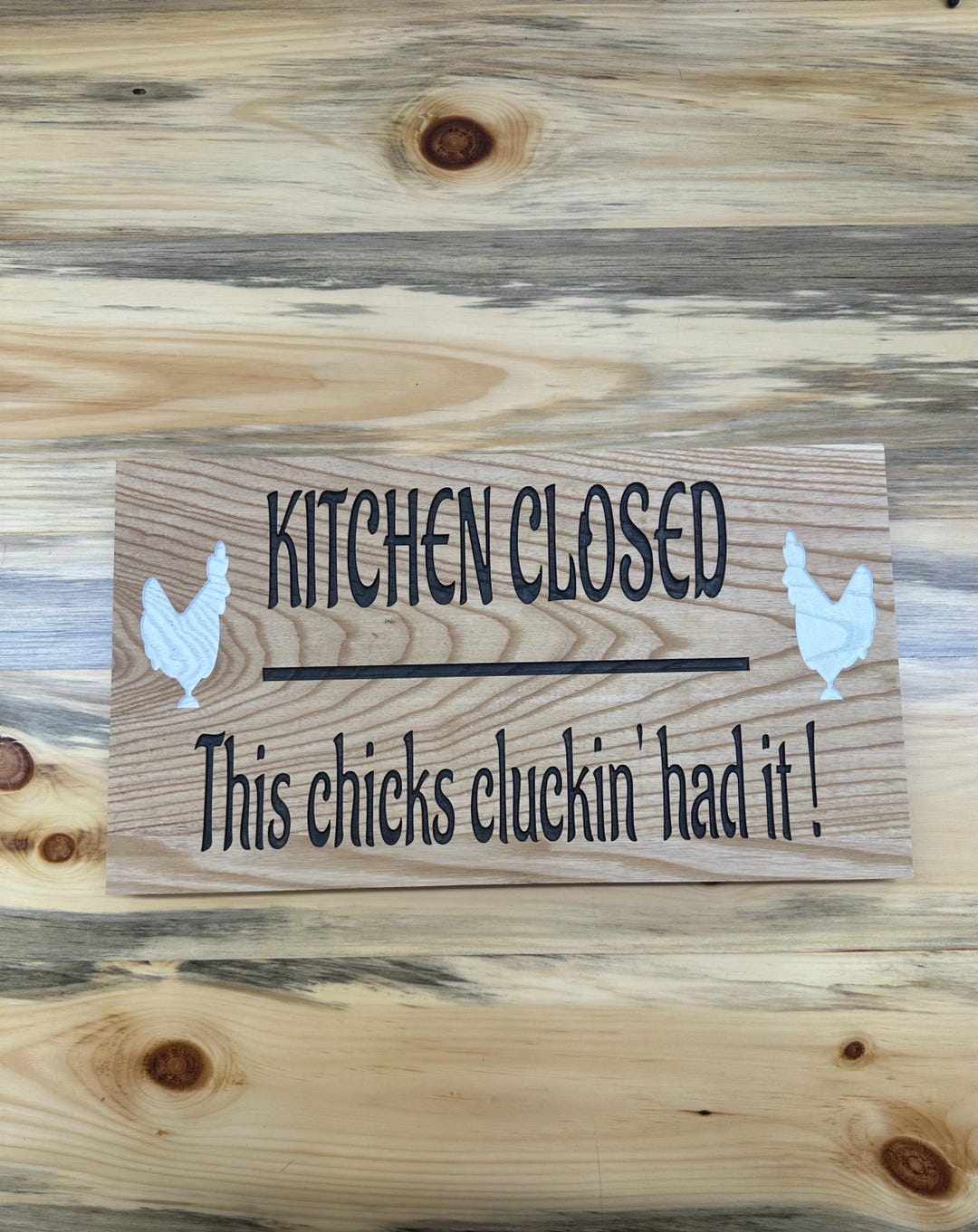 Kitchen Closed Wooden Sign - Etsy