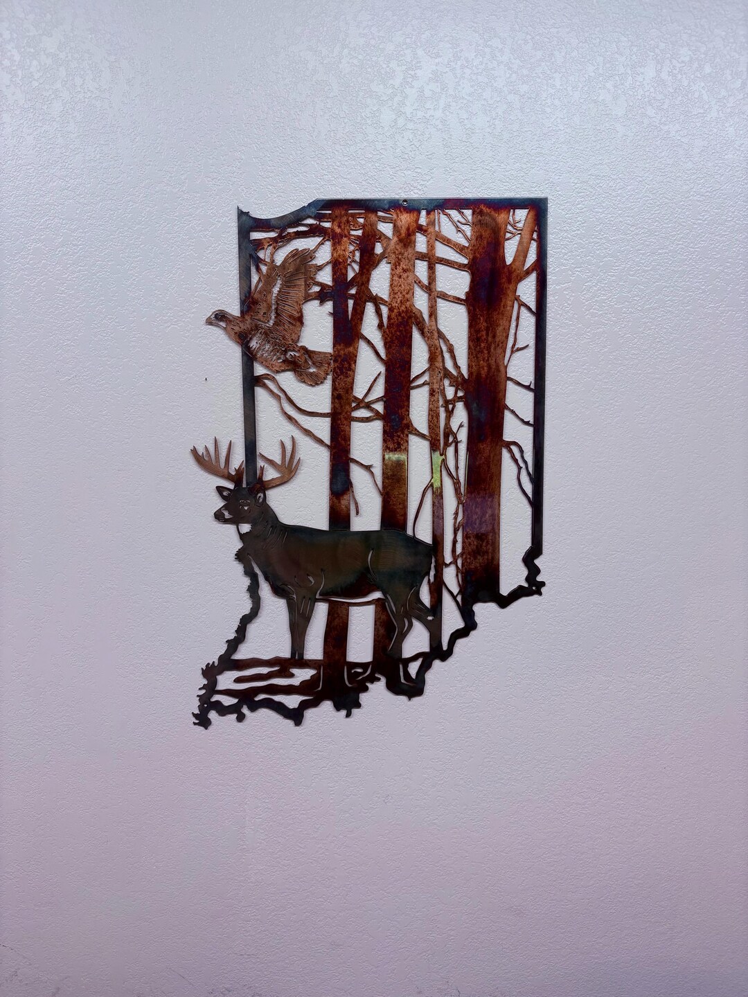 Indiana Whitetail and Quail Scene - Etsy