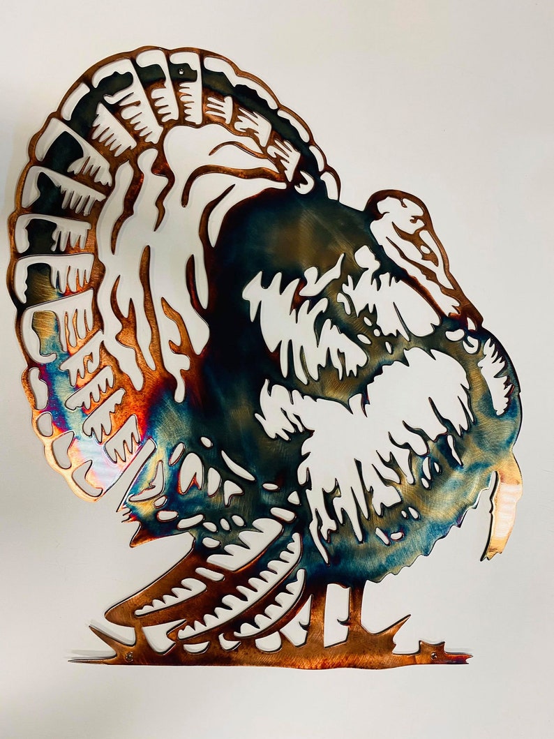 Turkey Silhouette Northwoods Metal Wall Art - Etsy