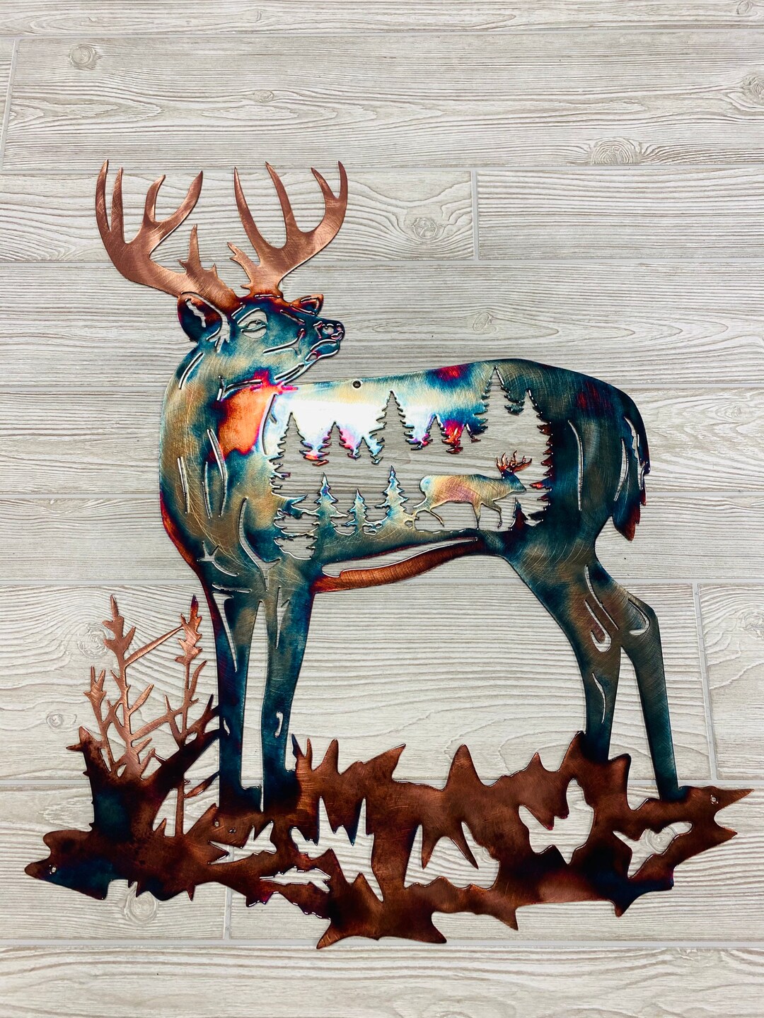 Pine Ghost Whitetail Scene - Etsy