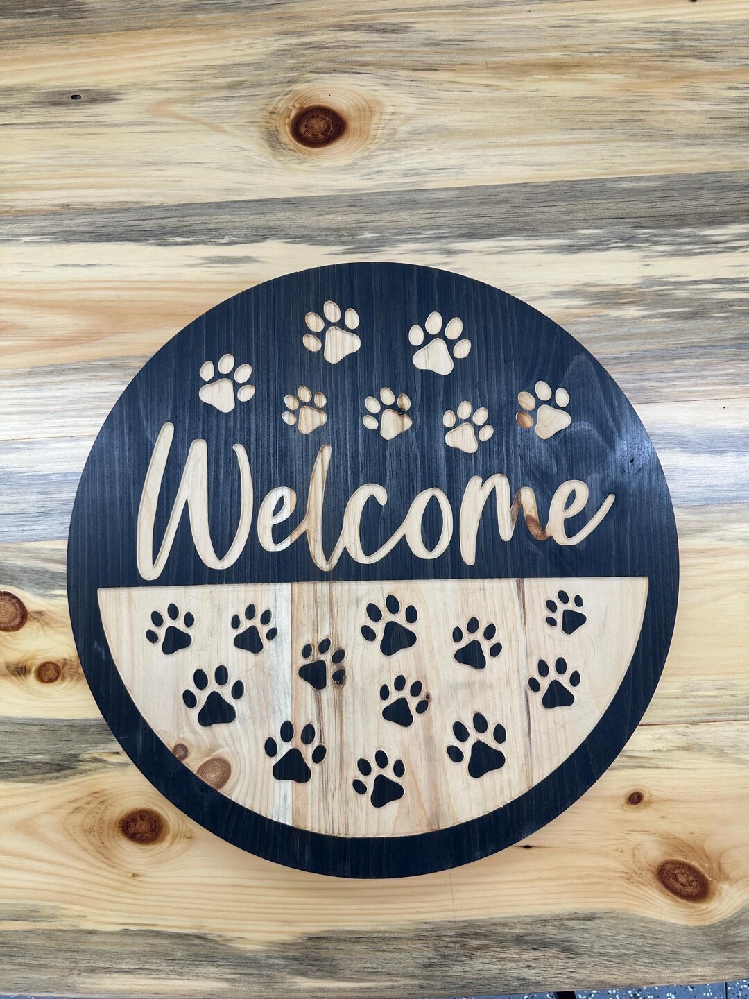 Welcome Dog Paw - Etsy
