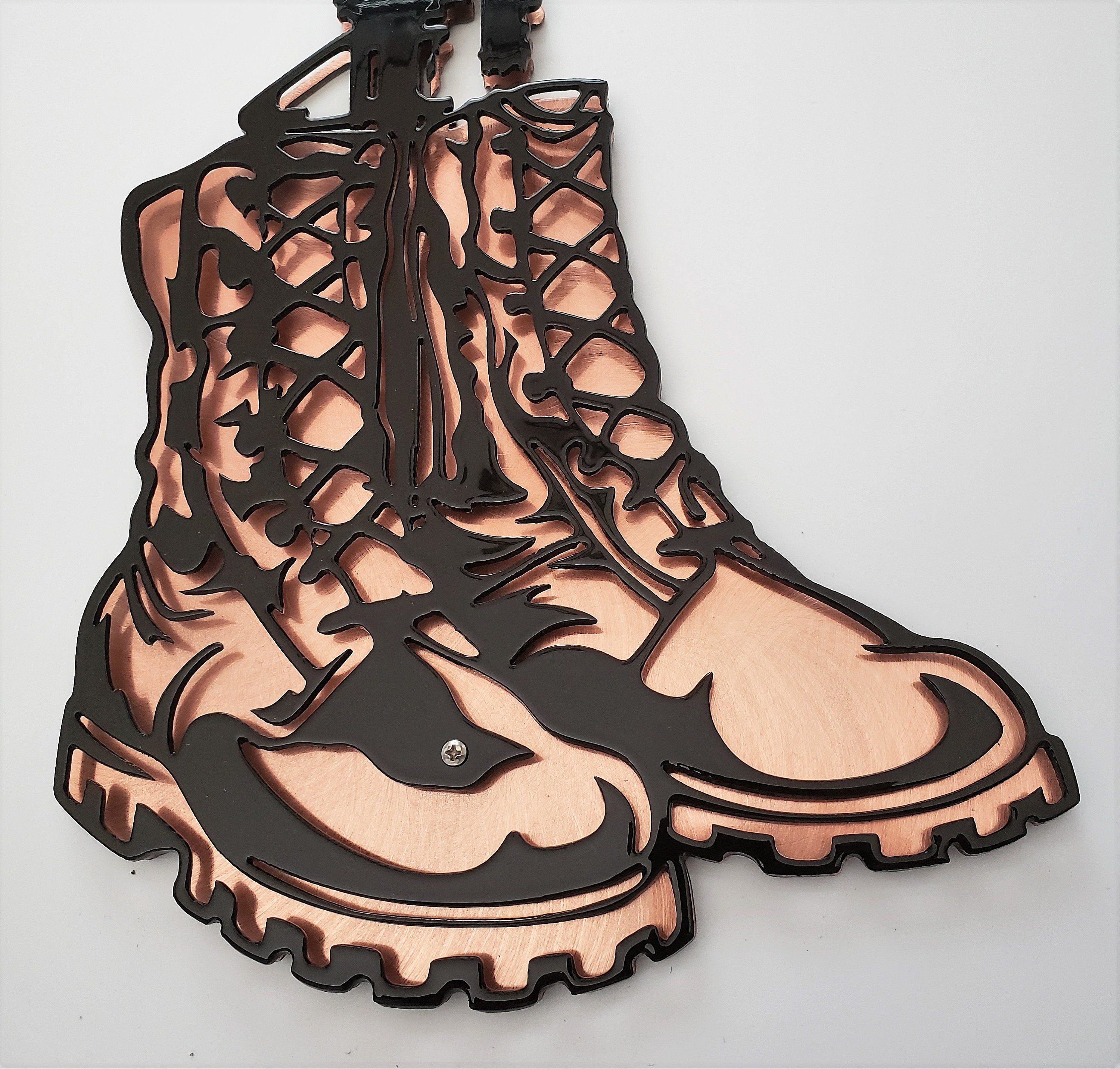 Fallen Soldier Battle Cross Veteran Patriotic Metal Wall Art - Etsy