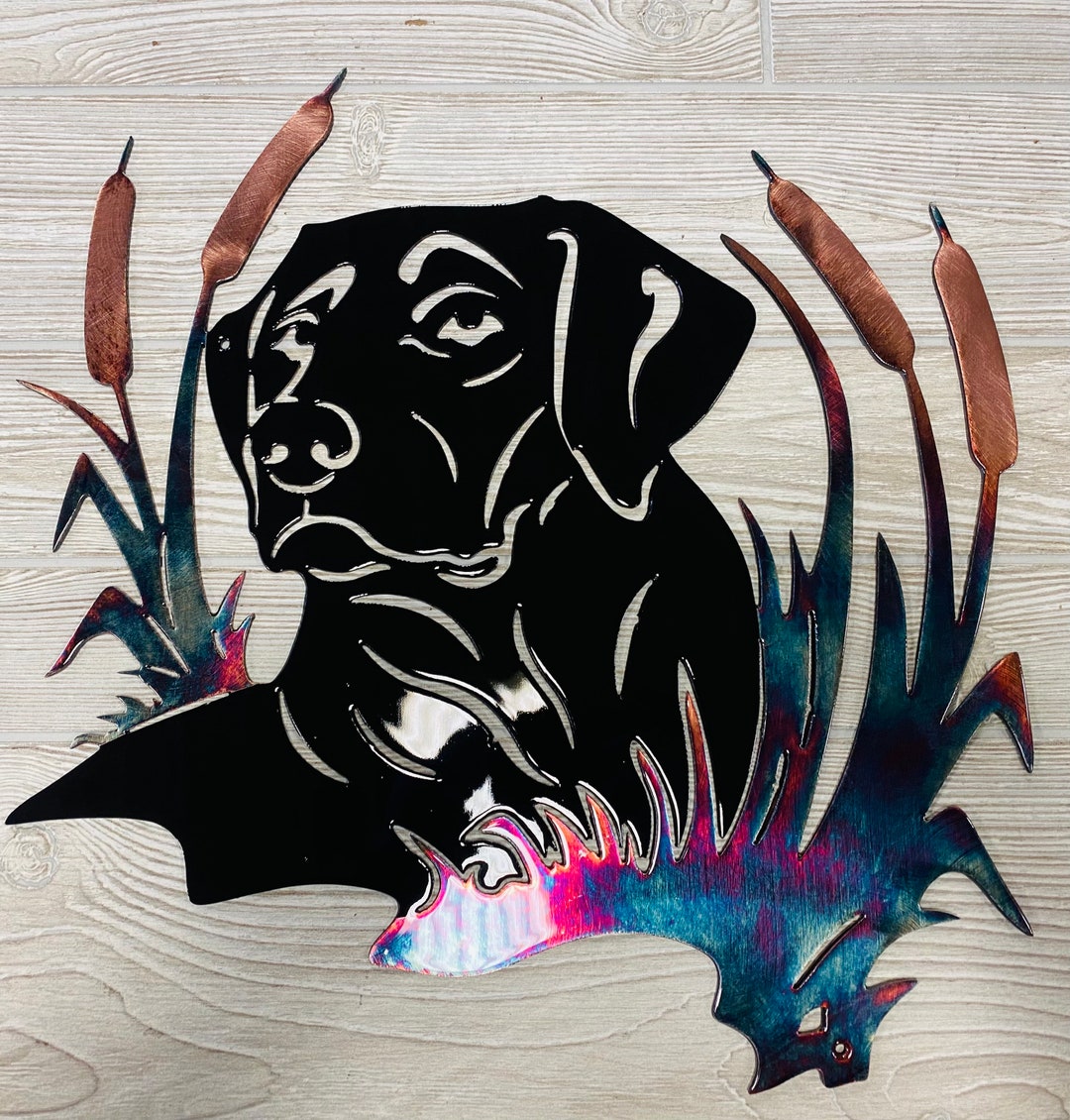 Black Lab Home Decor Metal Wall Art - Etsy