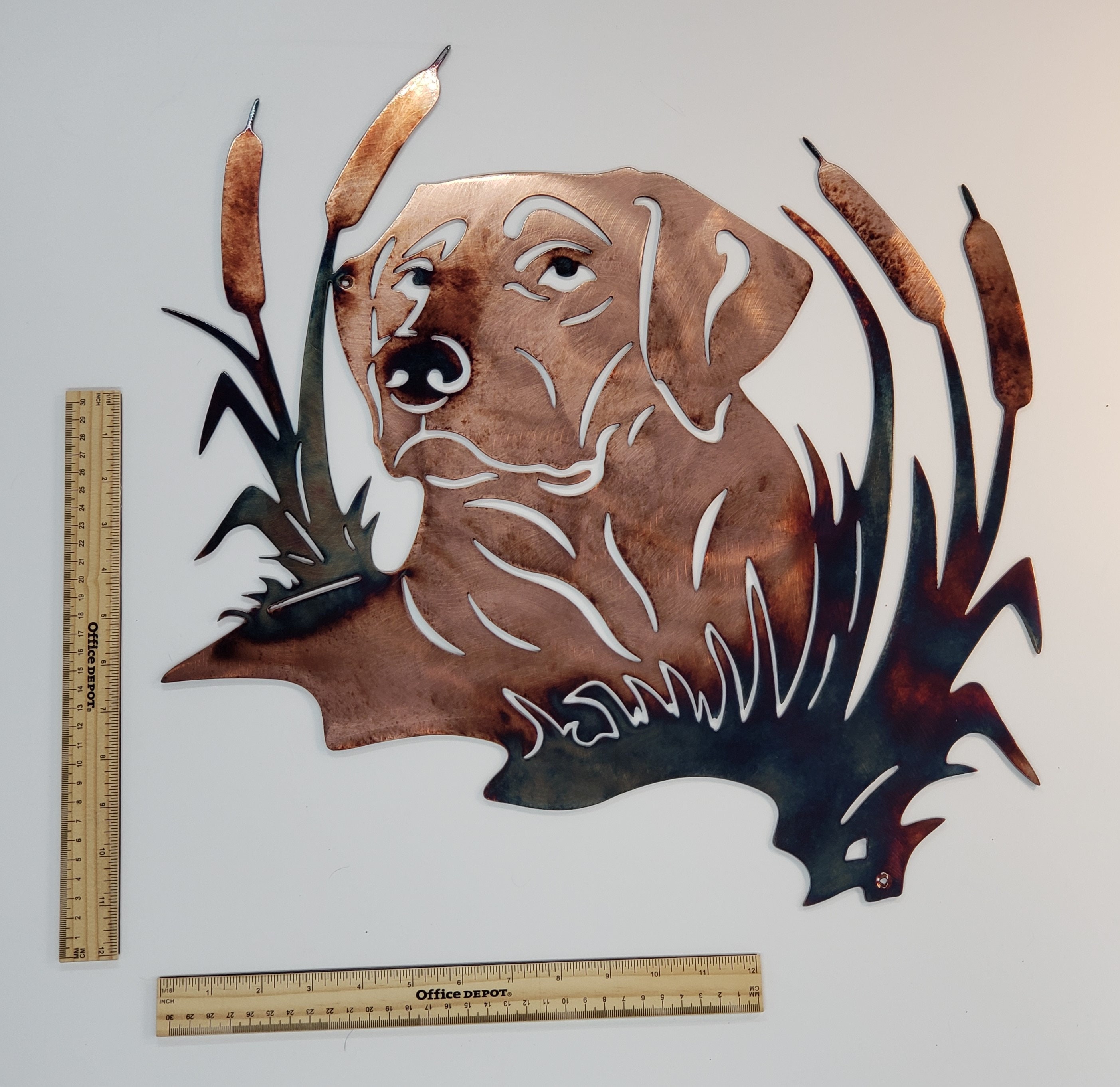 Yellow Lab Home Decor Metal Wall Art | Etsy