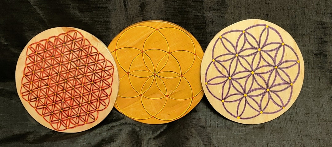 Handmade Crystal Grids Sacred Geometry Made in the UK - Etsy