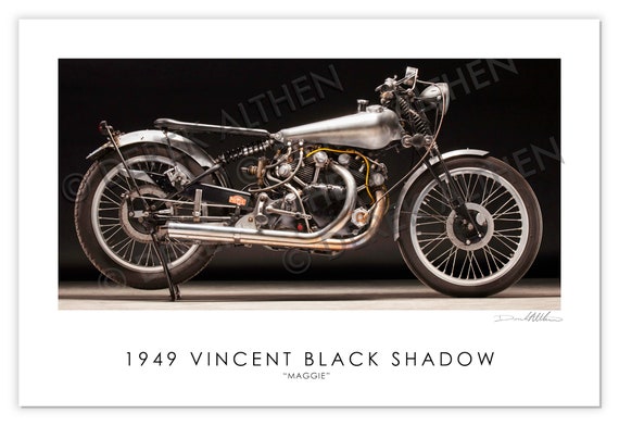 Black Shadow Motorcycle