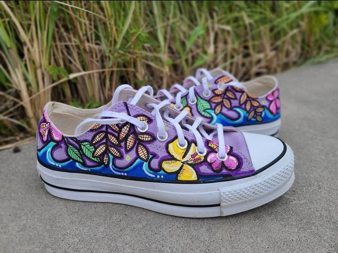 CUSTOM Converse Chuck Taylor Sneakers - Etsy