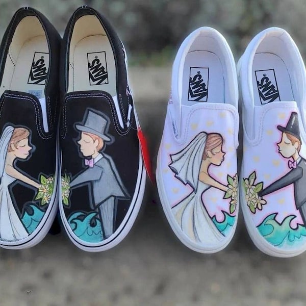 Wedding Vans - Etsy
