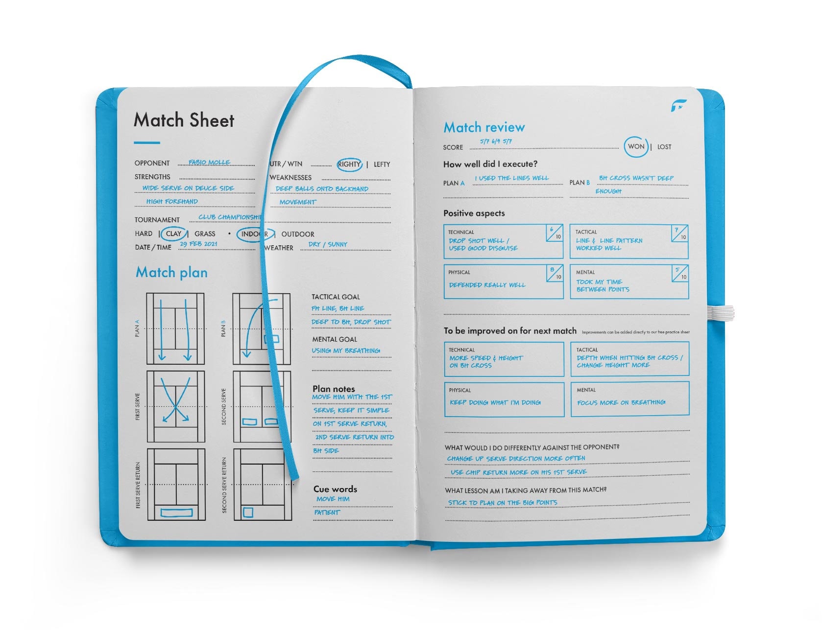 Practice & Match Journal Combo - A Framework to Help You Maximise Your ...