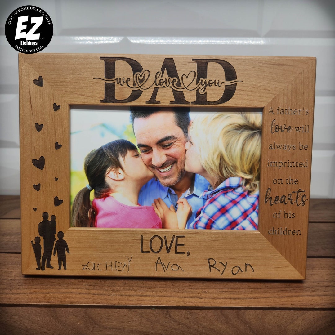 Father's Day Gift | Dad We Love You With Kid's Signatures | Gift for ...