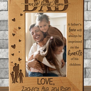 Father's Day Gift | Dad We Love You With Kid's Signatures | Gift for ...