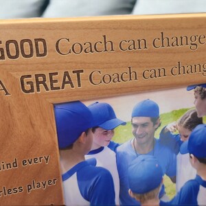 Baseball Coach Appreciation Custom Frame | Personalized Gift for Coach ...
