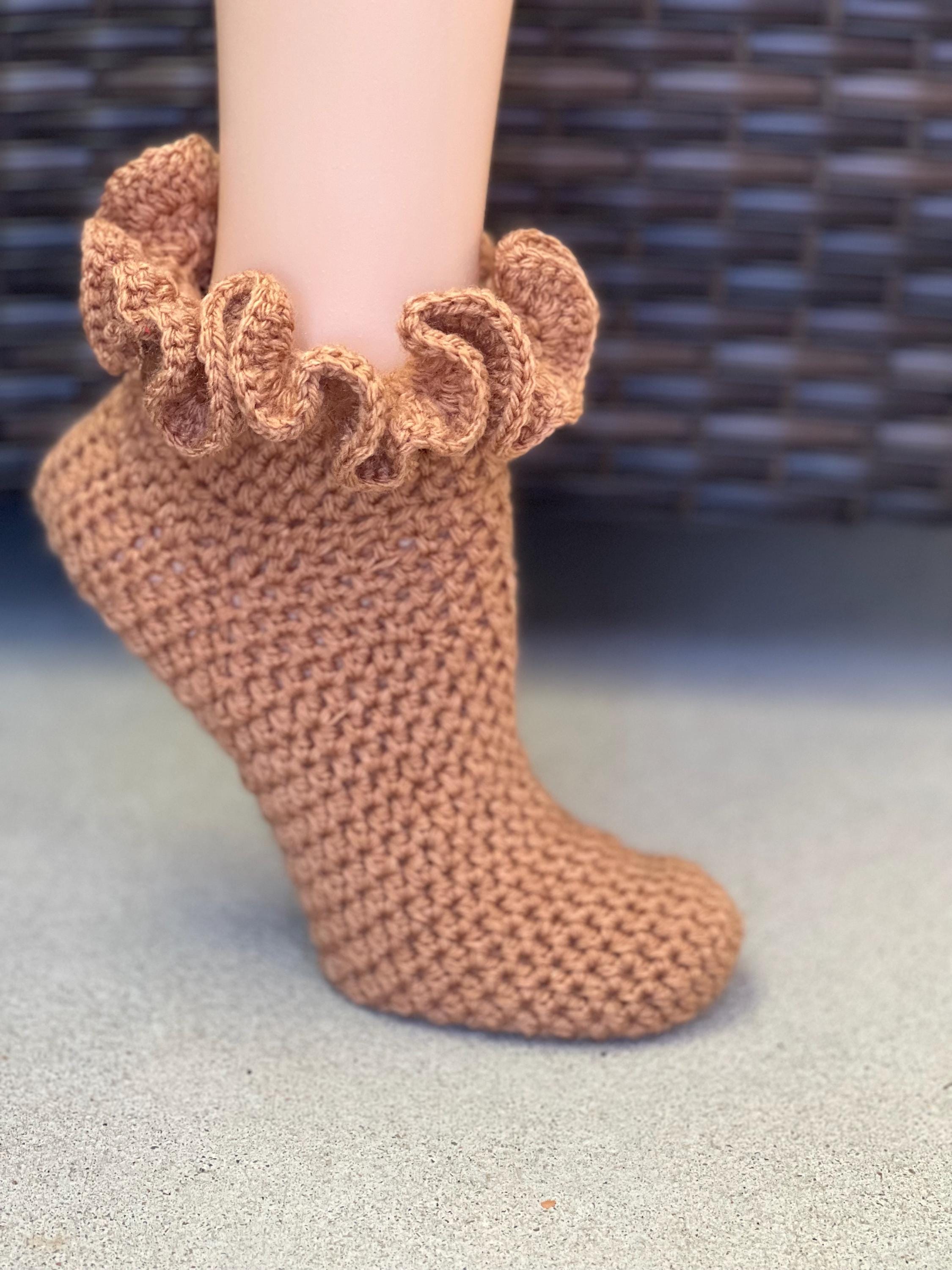 Crochet Ruffle Socks - Etsy