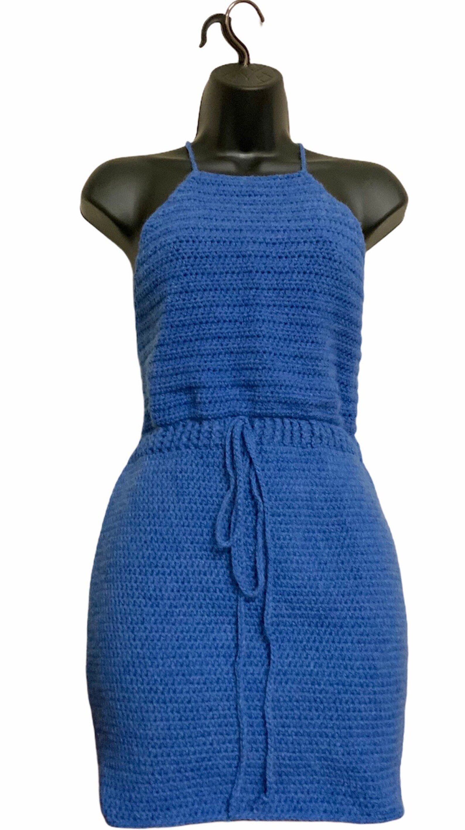 Crocheted Halter Dress - Etsy