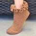 Crochet Ruffle Socks - Etsy