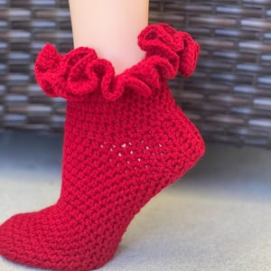 Crochet Ruffle Socks - Etsy