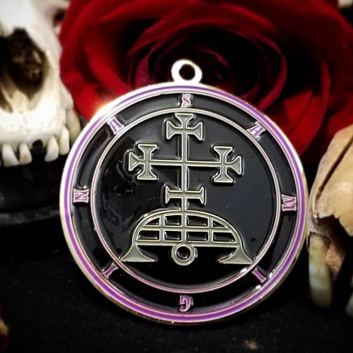 Bathin Sigil Necklace // Ars Goetia Demon Seal// Lesser Key of - Etsy