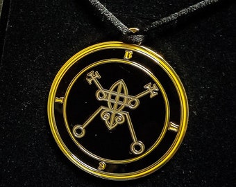 Bael Sigil Pendant // Ars Goetia Seal // Lesser Key of Solomon - Etsy