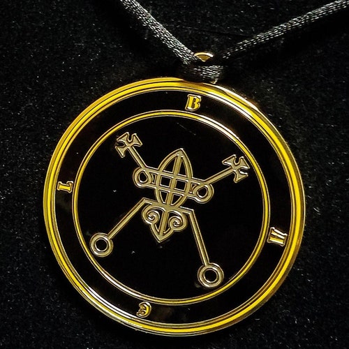 Bael Sigil Pendant Ars Goetia Seal Lesser Key Of Solomon Etsy