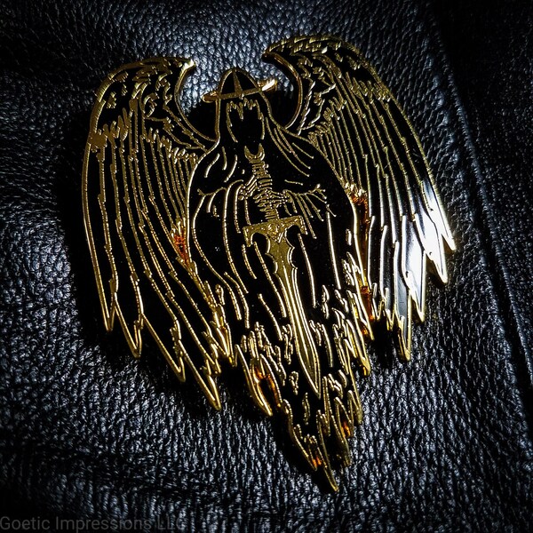 Gold Angel Pin - Etsy