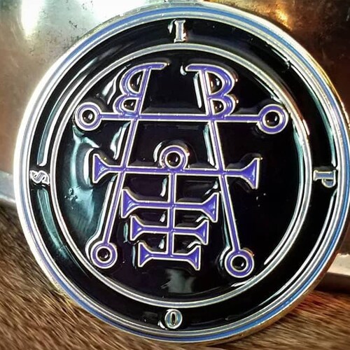 Seal of Naberius // Ars Goetia Demon Sigil Necklace // Lesser - Etsy