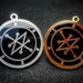 Azazel Sigil Pendant, Satanic Ritual Medallion - Etsy