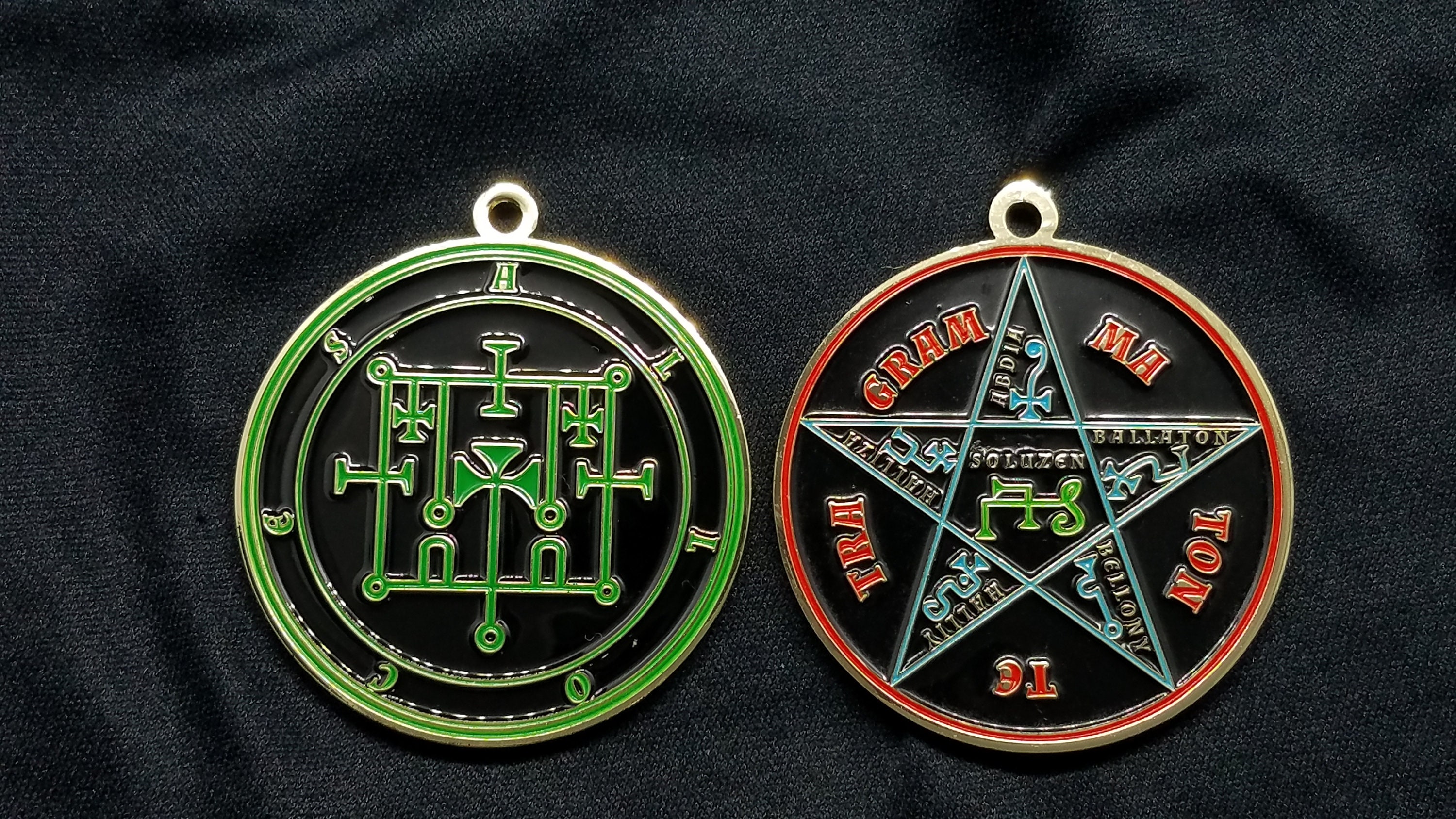 Alloces Sigil Collana // Ars Goetia Demon Sigil // Chiave | Etsy