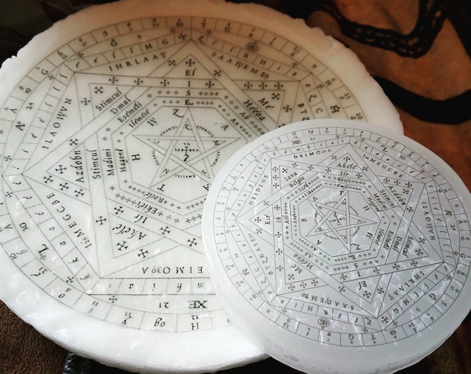 Goetia COMPELTE SET Ritual Circle Cloth Snake OR Lemegeton - Etsy Canada